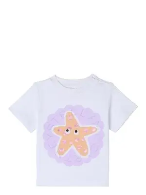Stella McCartney T-Shirt With Starfish Detail Multicolour