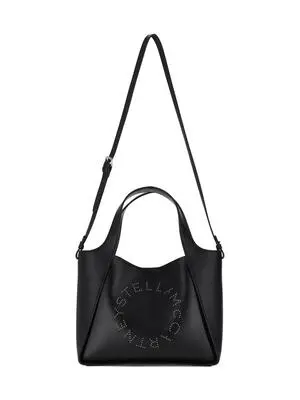 Stella McCartney Logo Crossbody Tote Bag - Black