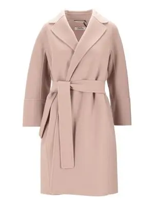 Max Mara Belted Coat - Beige Rosa