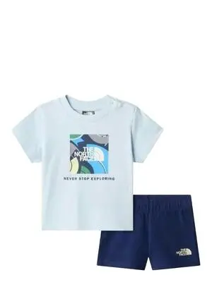 The North Face T-shirt And Bermuda Shorts Set - Multicolour