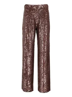 PAROSH Pantalone - Marrone