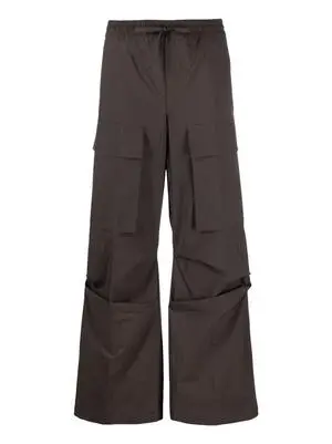 PAROSH Straight Leg Cargo Trousers - Testa Di Moro