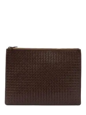 Dragon Diffusion A4 Clutch Bag Brown