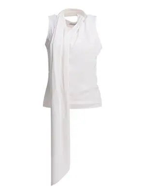 Ami Draped Top - White
