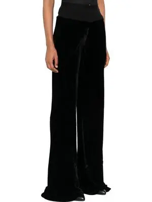 Rick Owens Wide-leg Trousers - Black