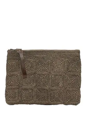 IBELIV Clutches 30x22 Cm Brown