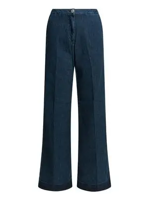 SHAFT JEANS Flaire Smocking' Wide Leg Jeans