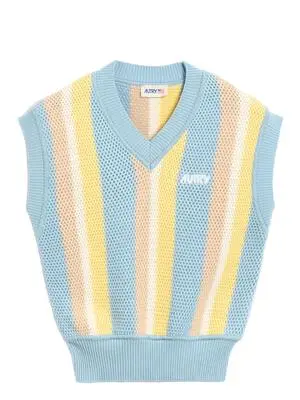 AUTRY Cotton Sleeveless Vest - Blue