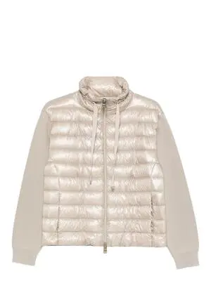 Herno Cotton And Nylon Down Jacket - Powder