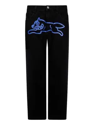 ICECREAM Running Dog Denim Jeans - Black