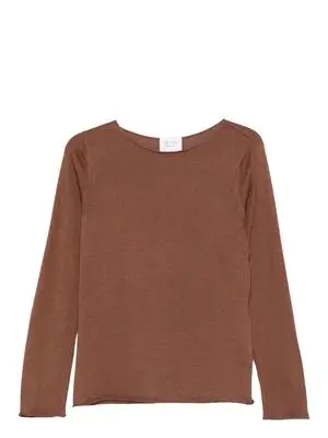 BEYOU Cashmere And Silk Blend Sweater - Brown