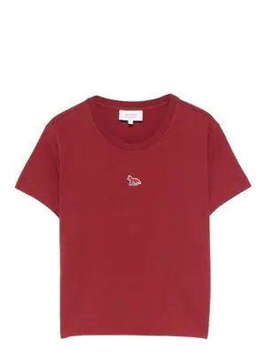 Maison Kitsuné Logo Cotton T-shirt - Blue