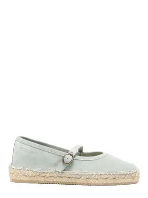 Woolrich Suede Leather Ballerinas - Clear Blue