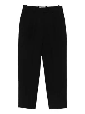 CIRCOLO 1901 Cotton Cropped Trousers - Black