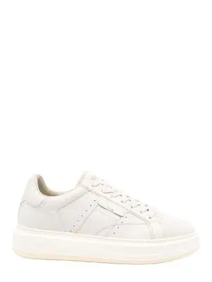Woolrich Arrow Leather Sneakers - Cream