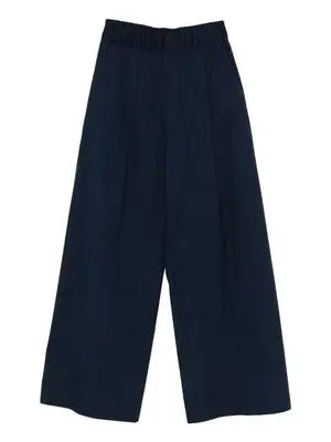 SEMICOUTURE Jhonny Cotton Trousers - Blue