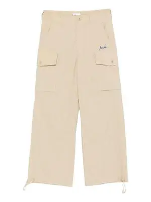 PAROSH Nylon And Cotton Pants - Beige