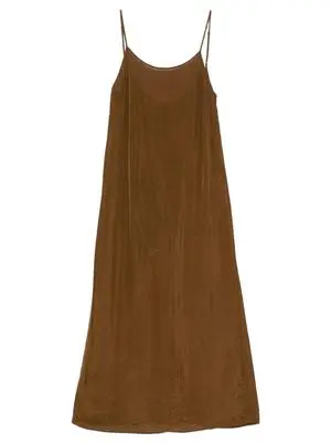 UMA WANG Anaya Long Dress - Camel