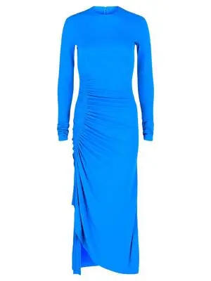 Givenchy Ruched Maxi Dress - Green