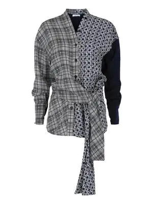 FERRAGAMO Printed Shirt - Blue