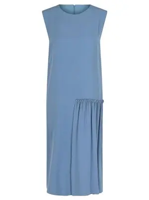 FERRAGAMO Midi Sleeveless Dress - Blue