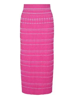 Alexander McQueen High-waisted Pencil Skirt - Pink