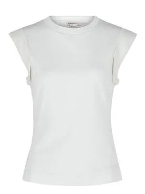 Alexander McQueen Crewneck Cotton T-shirt - White