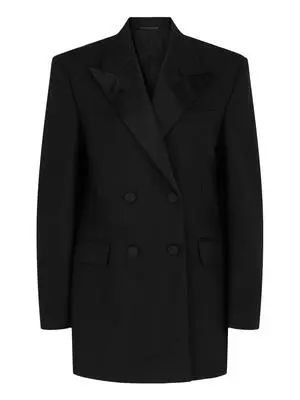 Givenchy Double Breasted Jacket - Black