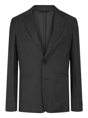 Givenchy Single-Breasted Blazer Grey