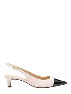 Michael Kors Amara Leather Slingback Pumps - Pink