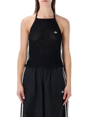 ADIDAS ORIGINALS Halter Neck Top - Black
