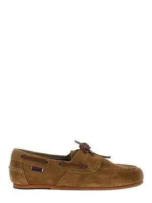 SEBAGO Suede Owen Boat Loafers - Brown
