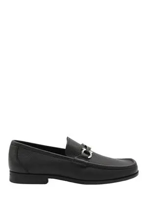 FERRAGAMO Horsebit Loafers - Black