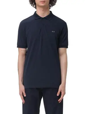 SUN 68 Polo Shirt Men Navy