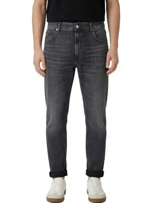 DONDUP Slim Fit Cotton Denim Jeans - Black