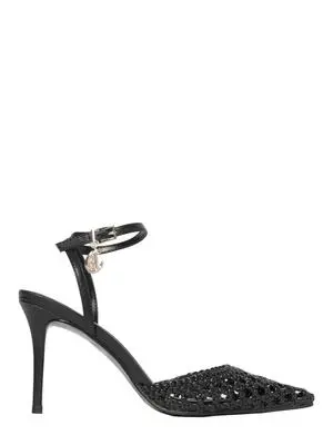 Just Cavalli Pumps With Ankle Strap - Black
