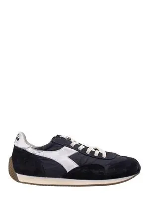 DIADORA Diadora Heritage Suede And Nylon Lace-Up Sneakers Black