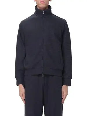 Emporio Armani Zip-up Sweatshirt - Navy