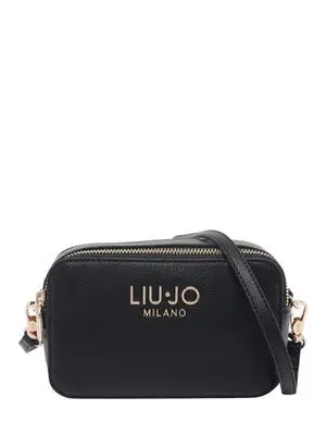 Liu Jo Liu Jo Grained Faux Leather Ridhi Mini Crossbody Bag Black