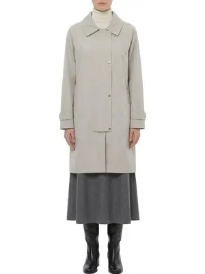 MOORER Technical Fabric Trench Coat - Beige
