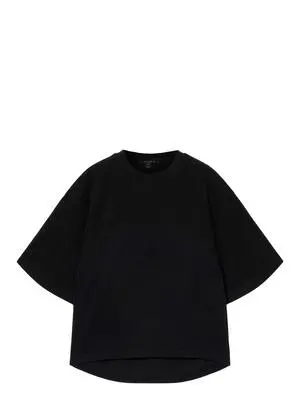ALLSAINTS Crochet-detail Amelie T-shirt - Black