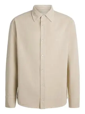 A.p.c. Cotton Logo Shirt - Beige