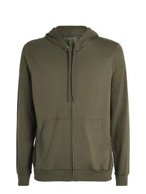DEREK ROSE Modal-Blend Basel Zip-Up Hoodie