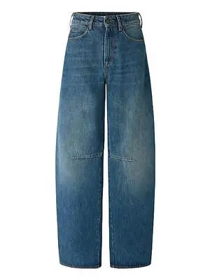 Soeur High-rise Balloon-leg Jeans - Bleu/vert