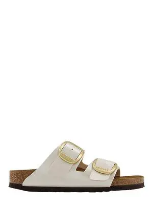 BIRKENSTOCK Arizona Two-Strap Leather Sandals Graceful Pearl