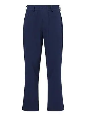 MALBON Straight-leg Stretch-woven Trousers - Navy