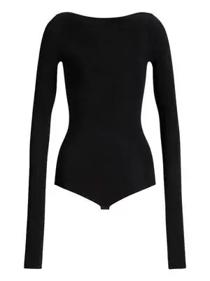 Alberta Ferretti Long-sleeve Bodysuit - Black