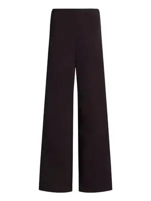 Alberta Ferretti Wide-Leg Trousers Brown