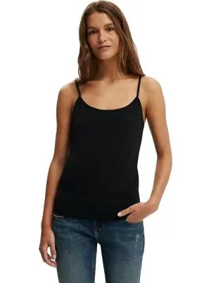 COTTON ON Olivia Basque Cami - Black