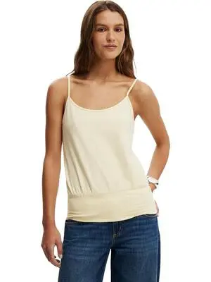 COTTON ON Olivia Basque Cami - Vanilla Glow